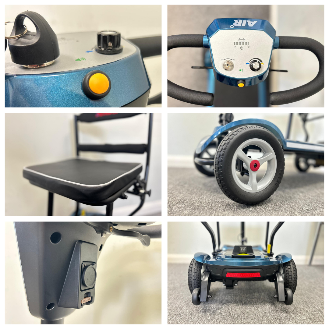 Monarch Air Folding Mobility Scooter – Betty&Bertie Monarch Air Folding Mobility Scooter – Betty&Bertie
